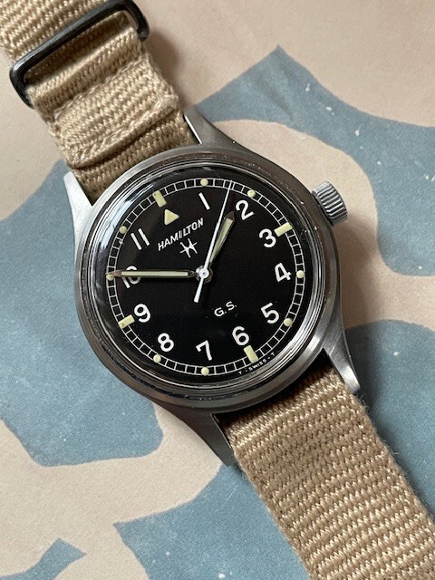Hamilton GS 6B Vintage Military Watch 1960's. Incredible condition. | eBay