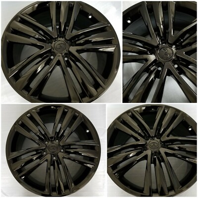 Original 19" Infiniti Q50 Q40 Q60 OEM Black Wheels Rims G37 Nissan ...