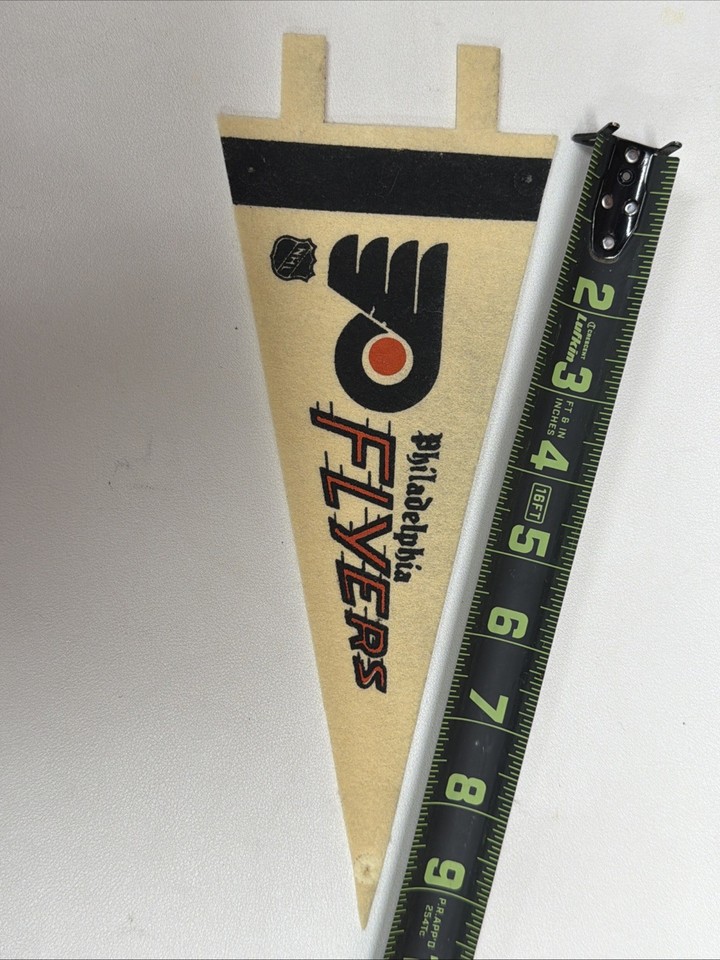 Vintage 1970 Philadelphia Flyers 4x9.75 Vintage MINI Pennant NHL Hockey ...