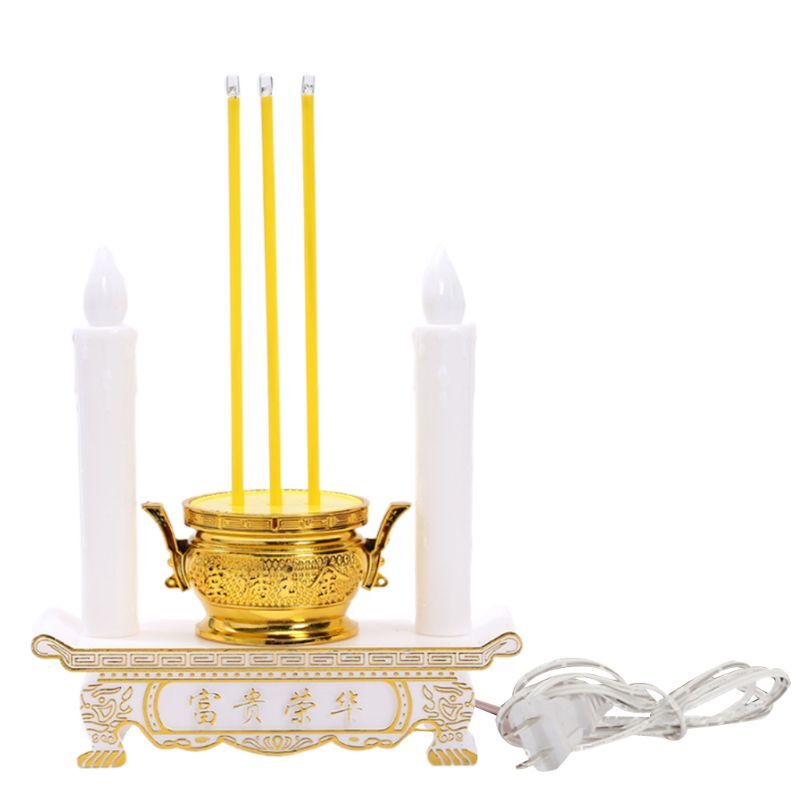 Worship Lamp Led Electronic Holder White Funeral Funeral | eBay