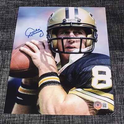 ARCHIE MANNING SIGNED AUTOGRAPH 8X10 PHOTO NEW ORLEANS SAINTS BECKETT ...
