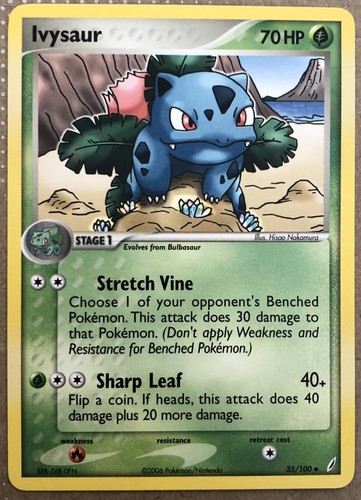 Ivysaur 35/100 EX Crystal Guardians Uncommon 2006 Pokémon TCG Card | eBay