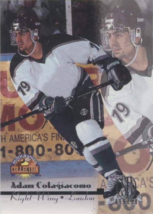 1996 Score Board Autographed Collection - Adam Colagiacomo #49 (RC) for ...