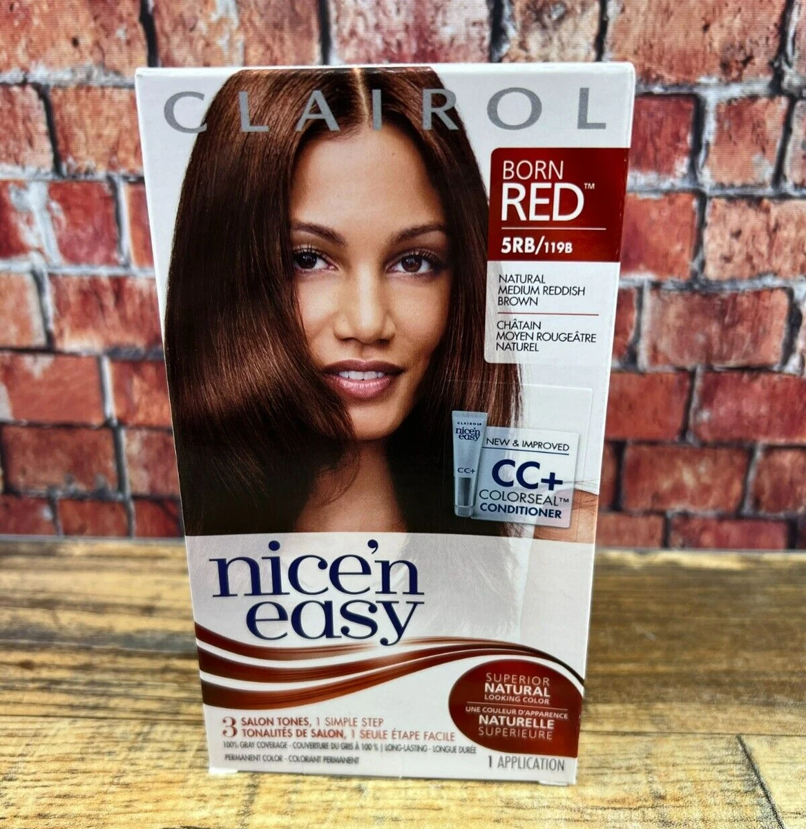 Reddish Brown Hair Dye Box