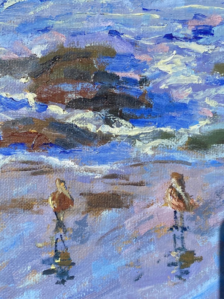 Enchanting Oil Painting ORIGINAL Pacific Ocean scene. Signed ...