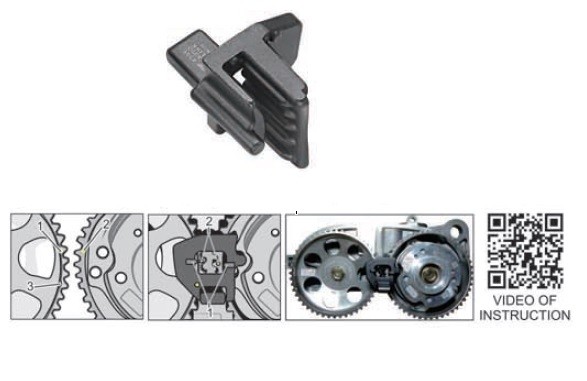 VOLKSWAGEN AUDI Camshaft Gears Locking Tool (1.0tsi) VM T10476 JTC ...