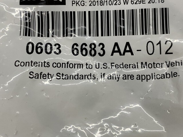 Sun Visor Nut Mopar 6036683AA fits 07-15 Jeep Wrangler for sale online ...