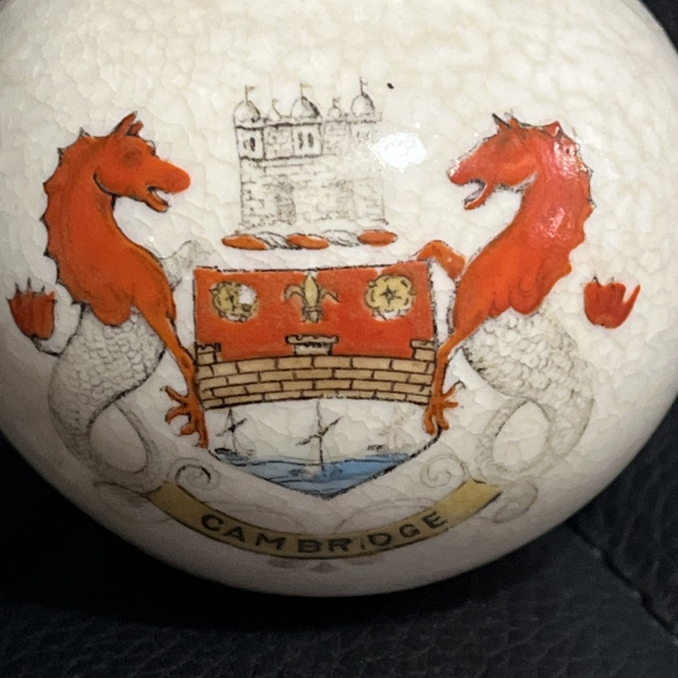 Cambridge Crested China Miniature Bowl Vase Souvenir ornament model ...