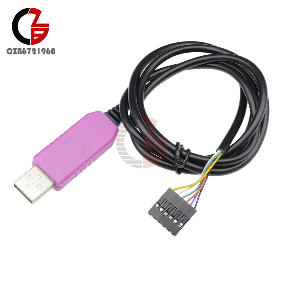 PL2303HXD USB to RS232 Serial Converter Bridge Controller 6 Pin Adapter ...