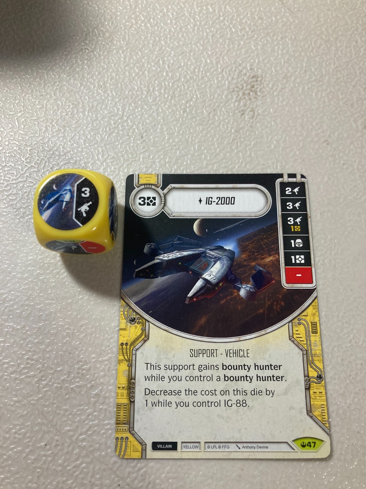Star Wars Destiny Spark Of Hope Card & Die #47 IG-2000 | eBay