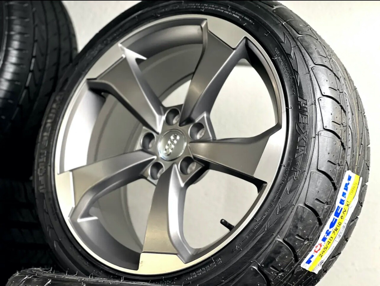 18" RIMS TIRES FIT AUDI RS5 S5 A5 8W B9 F5 20 RS7 R8 A8 A6 2000-2021 ...