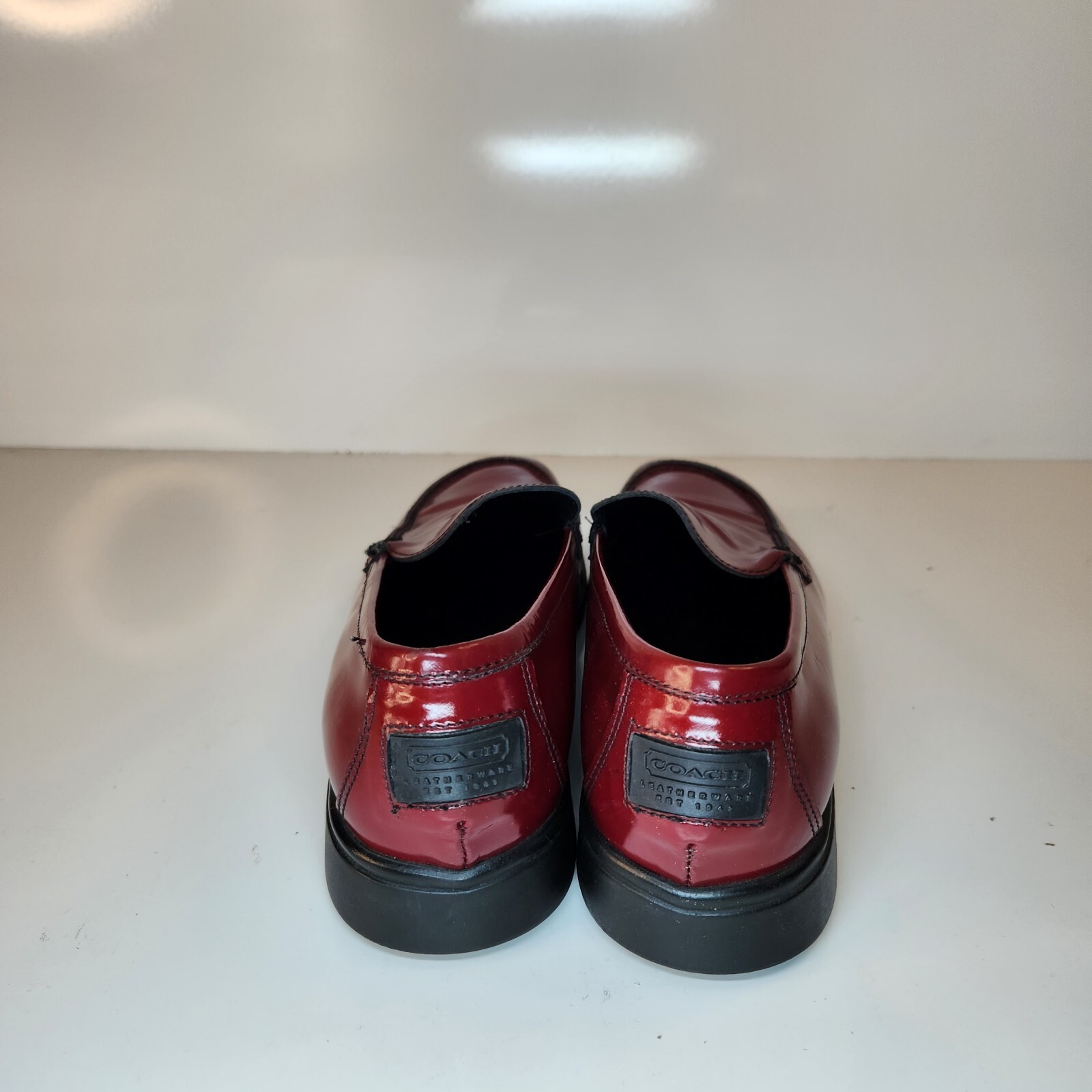 Coach Womens RIta Red Leather Clog Slip-On J052 Sz 7.… - Gem