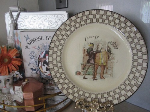 c1910 Antique Royal Doulton Shakespare Falstaff plate | eBay