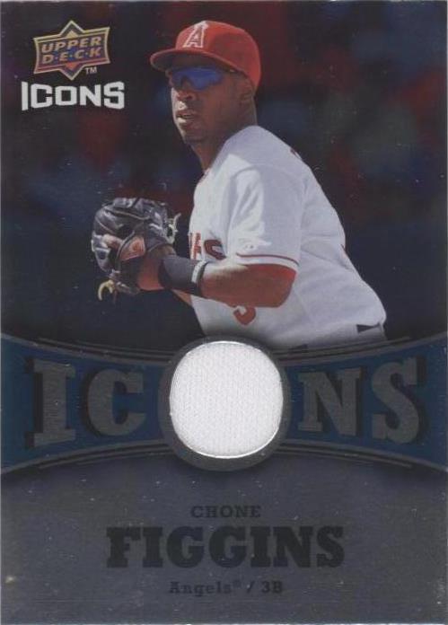 2009 Upper Deck Icons - Icons Chone Figgins #IC-CF Blue Jerseys (MEM ...