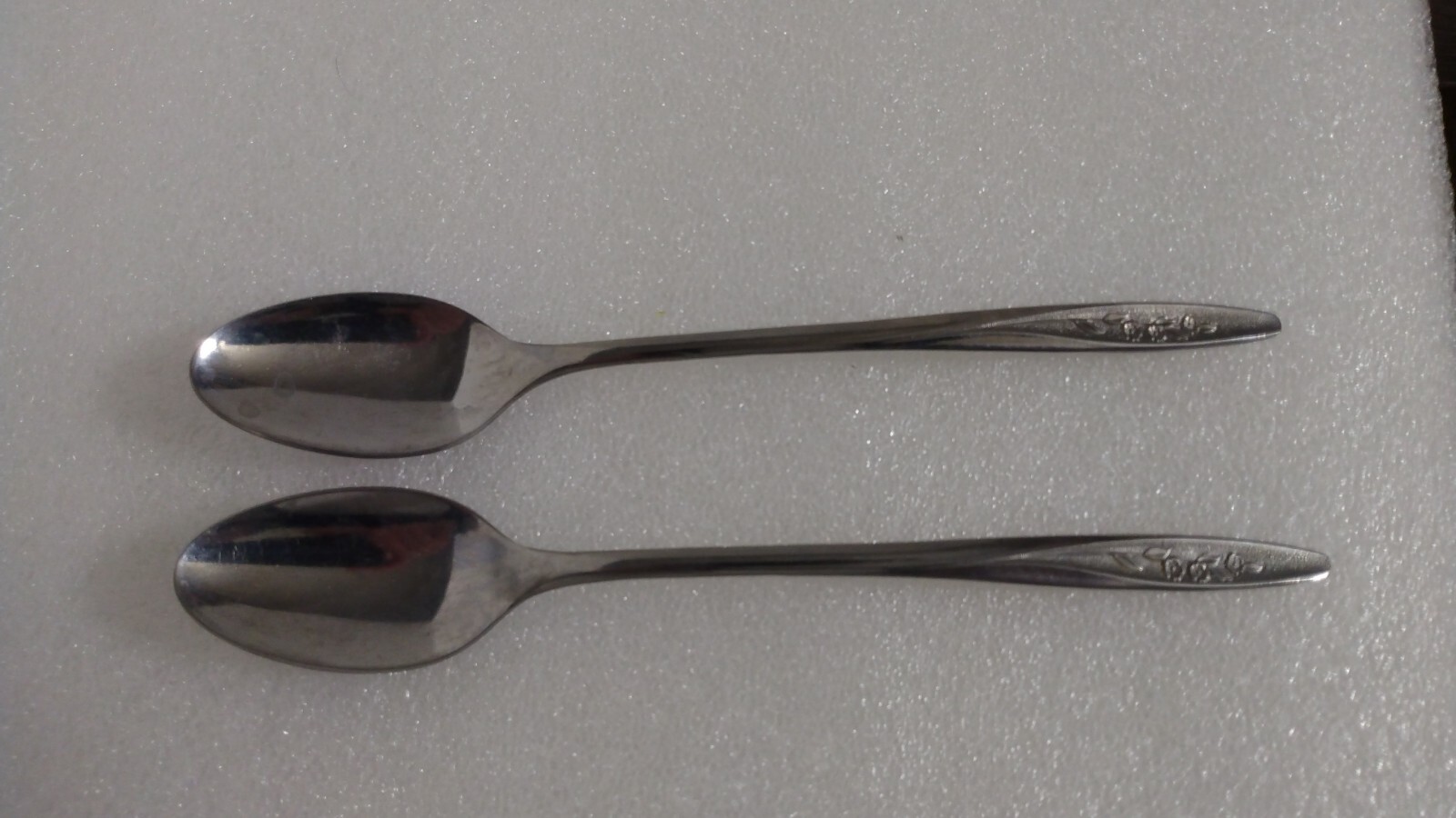 Superior Stainless USA Radiant Rose Iced Tea Spoon Set Of 2 Flatware | eBay