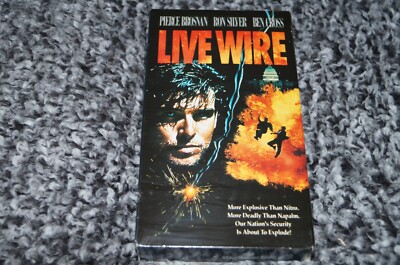 LIVE WIRE VHS 1992 FACTORY SEALED PIERCE BROSNAN | eBay