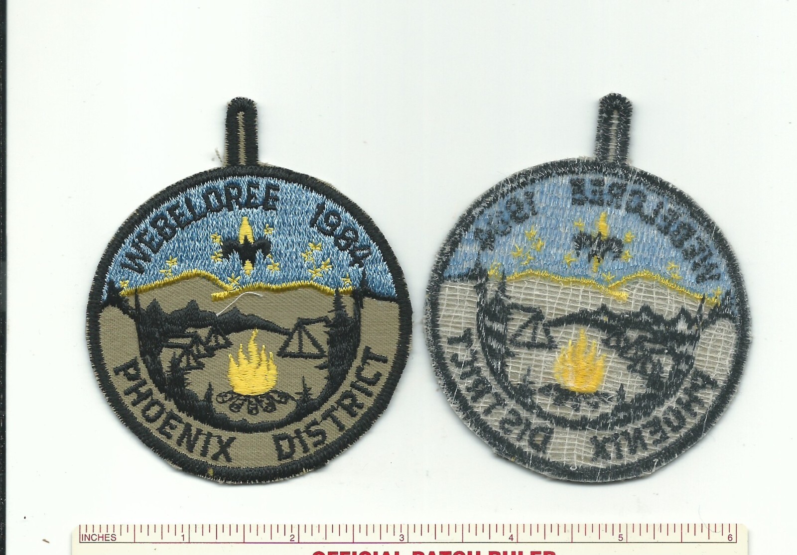 BU SCOUT BSA 1984 CHICAGO AREA COUNCIL PHOENIX DISTRICT WEBELOREE PATCH ...