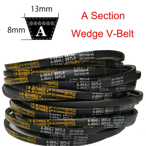 V Belt A Section A47-A59 Sizes 8mm*13mm For Industrial LawnMower High ...