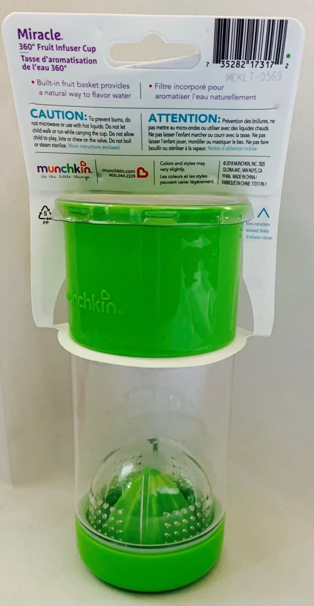 Water With Fruit Infuser Cup