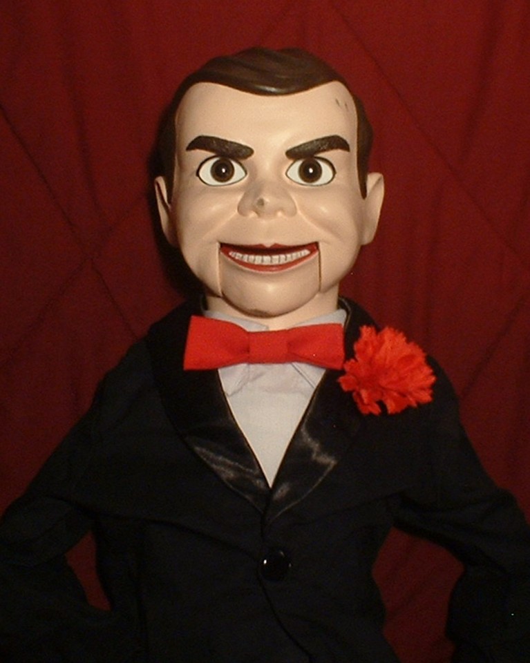 HAUNTED Spooky Ventriloquist Slappy Dummy "EYES FOLLOW YOU" doll puppet ...