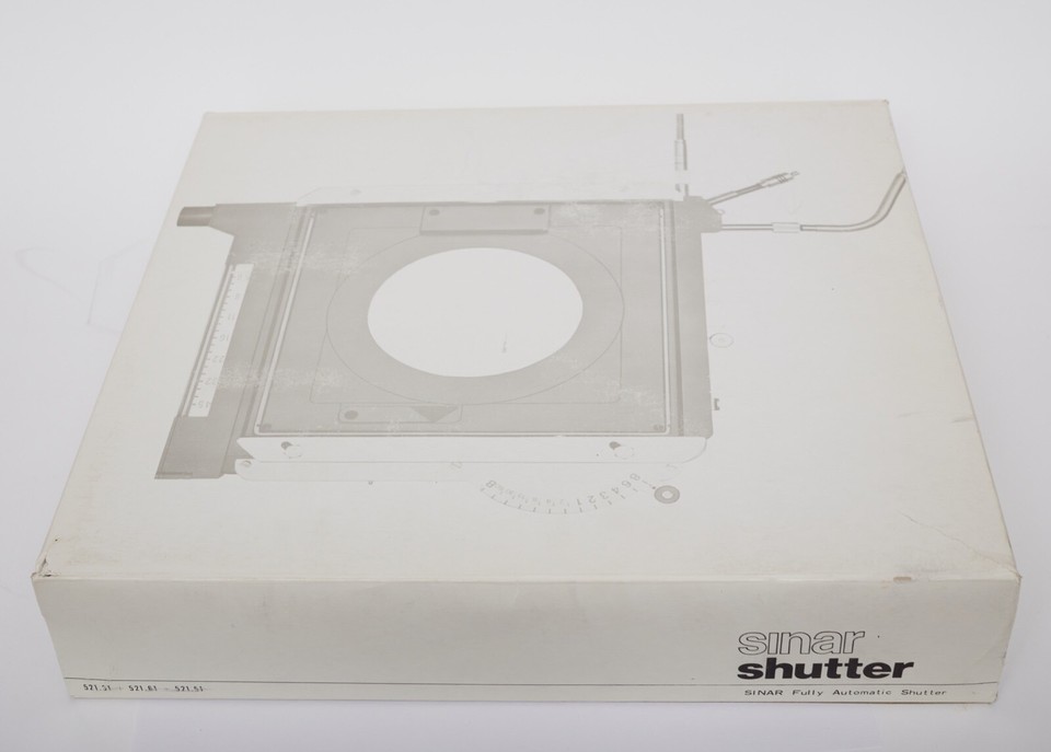 SINAR DB Auto Shutter F/5.6 W/CABLES & BOX Automatic Copal F5.6 4 P P2 ...