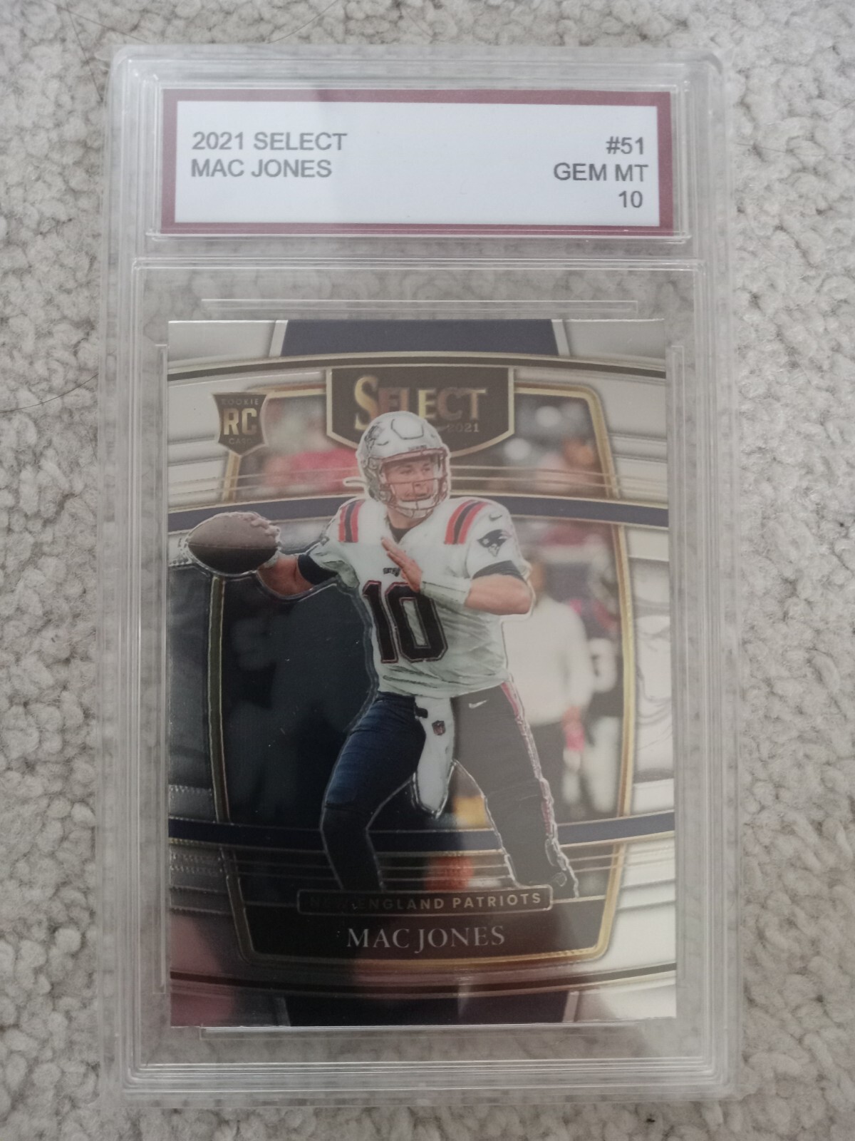 2021 Panini Select #51 Mac Jones Rookie Card CSA 10 Gem Mint | eBay