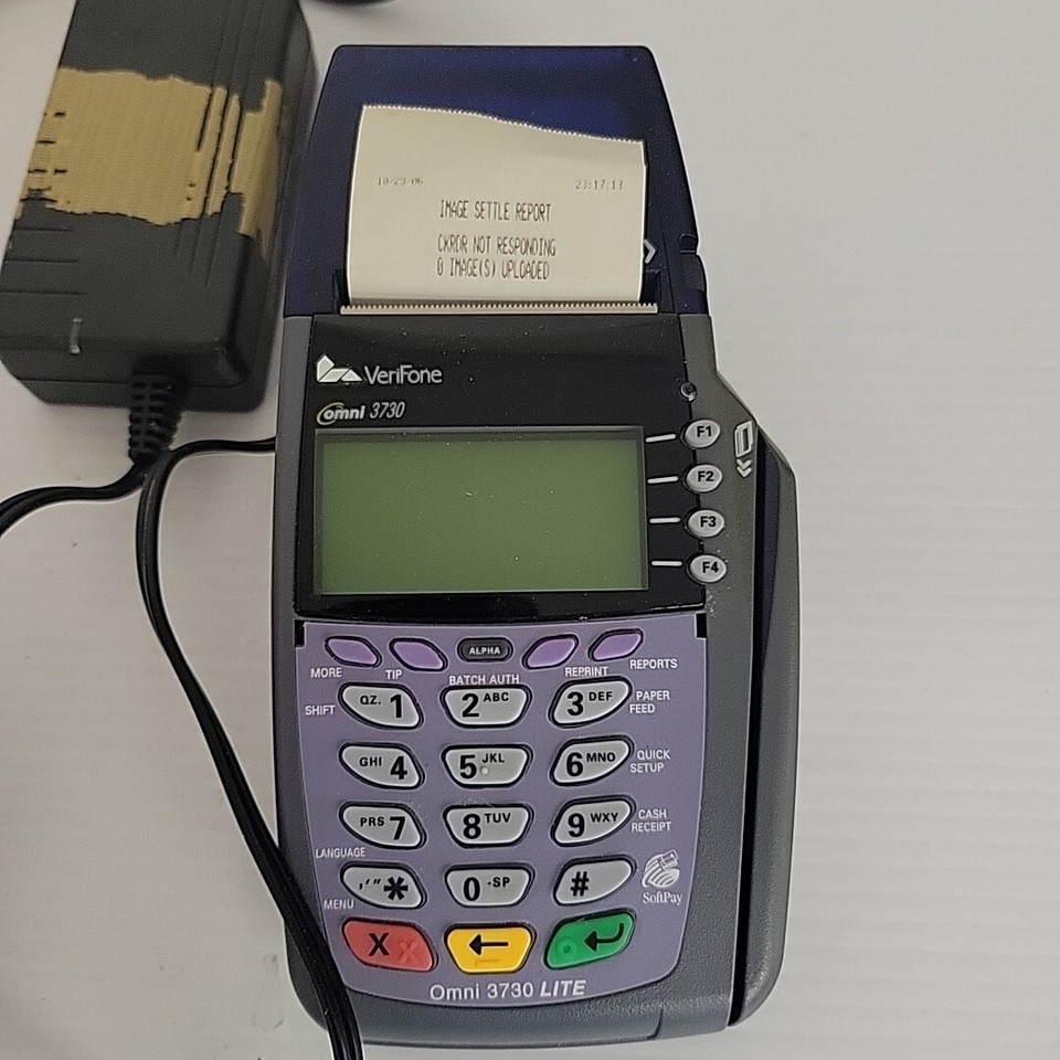 Verifone Omni 5100/3730/VX510 Credit Debit Card Swiper Terminal Reader ...