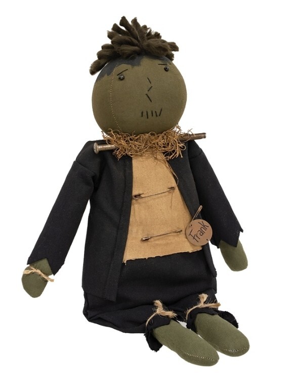 Primitive Frank Doll Frankenstein Halloween | eBay