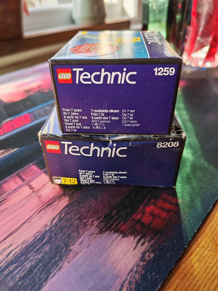 Vintage Lego Technic 8208 and 1259 | eBay UK