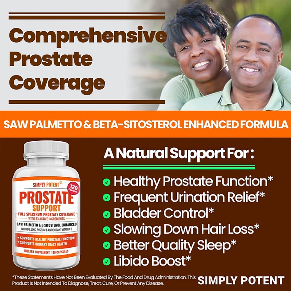 Simply Potent Prostate Support - Natural Prostate Health Supplement for ...