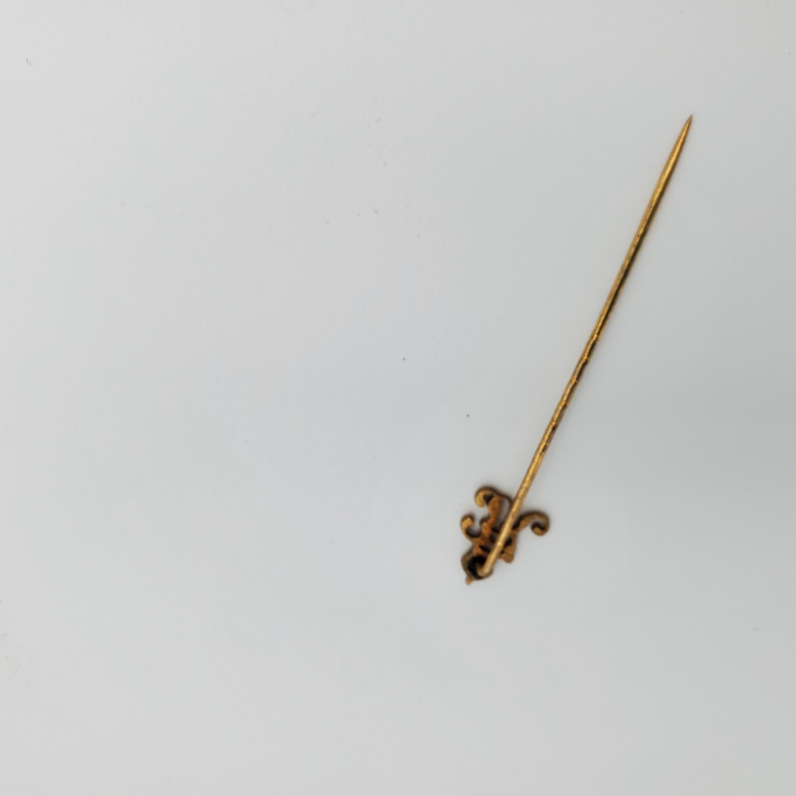 WW1 WWI Original German stick pin crown Wilhelm monogram badge button ...