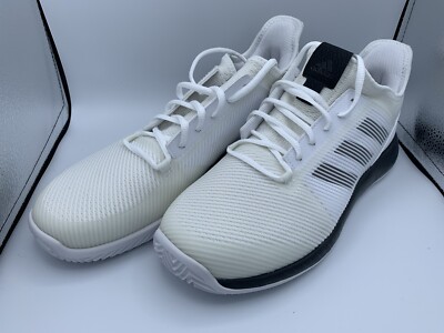 NEW Adidas Mens Defiant Bounce shoes size 9 White Black | eBay
