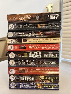 Lot of 10 William W. Johnstone Mass Paperback Books - FREE SHIPPING | eBay