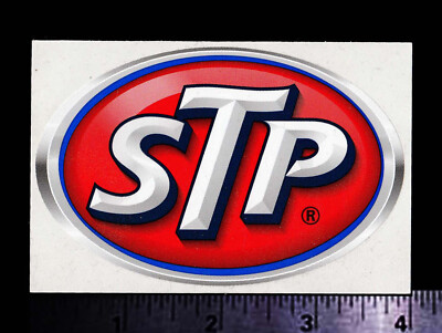 STP - Original Vintage Racing Decal/Sticker - 4 Inch size - Richard ...