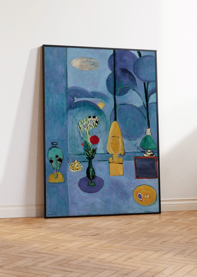 The Blue Window By Henri Matisse Print, Modern Impressionism Art, Home ...