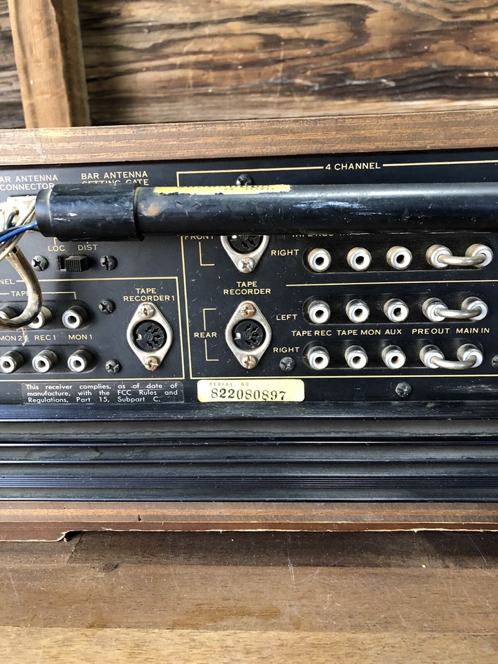 VTG Sansui QR-4500 4 Quad Channel Receiver Integrated Amplifier For ...