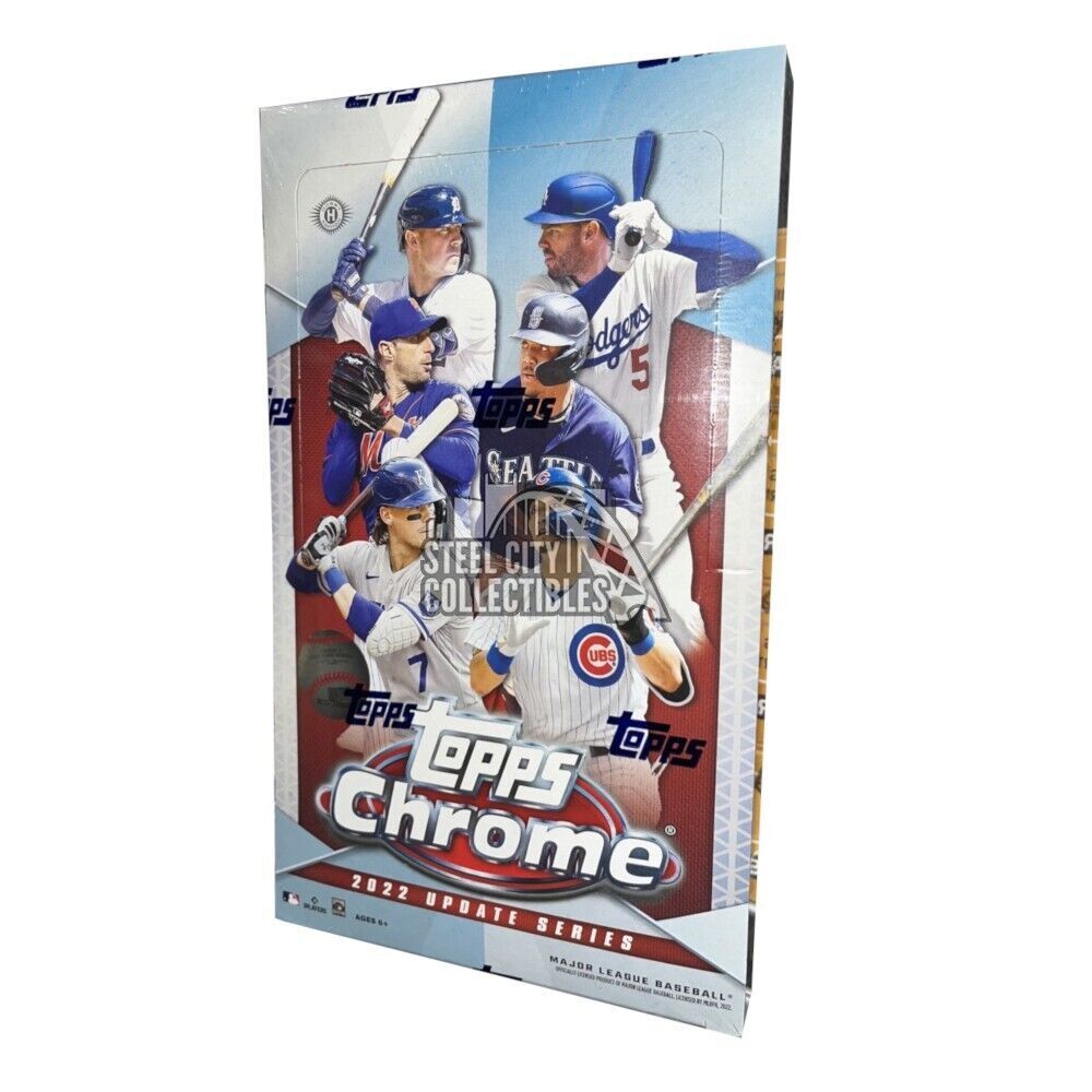 Topps Chrome 2022 Update Series Baseball Hobby Box Case - Case of 12 ...