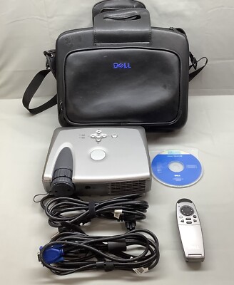 Dell 3200MP DLP Front Projector With Remote in Original Dell Case 492 ...