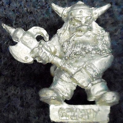 1987 Dwarf Adventurer 0305 28 D4 Iron Mhyke Citadel Grumpy Warhammer ...