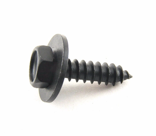 Black Trim Screws- M4.2 x 16mm Long- 7mm Hex- 12mm Washer- 25 screws ...