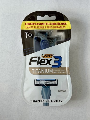 Bic Flex 3 Titanium Disposable Ultra Thin Blade Razors | eBay