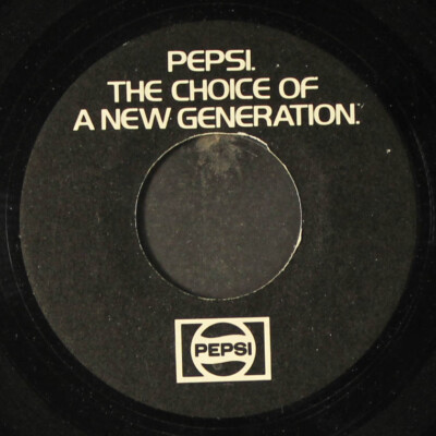 MICHAEL JACKSON: pepsi. the voice of a new generation / blank PEPSI 7 ...