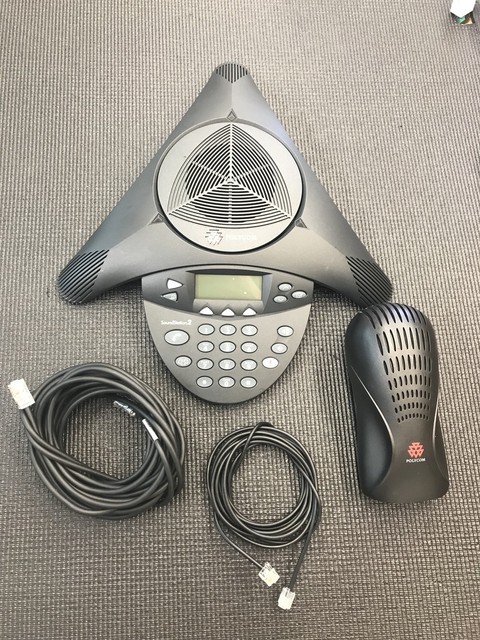 Polycom SoundStation 2 Conference Phone With Wall Module for sale ...
