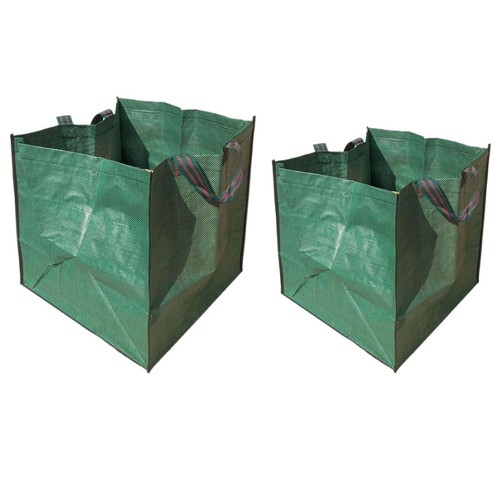 Garden Leaf Bag Waste Collection with Reinforced Handles Yard Waste ...