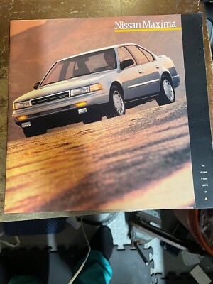 1989 Nissan Maxima Dealer Sales Brochure | eBay