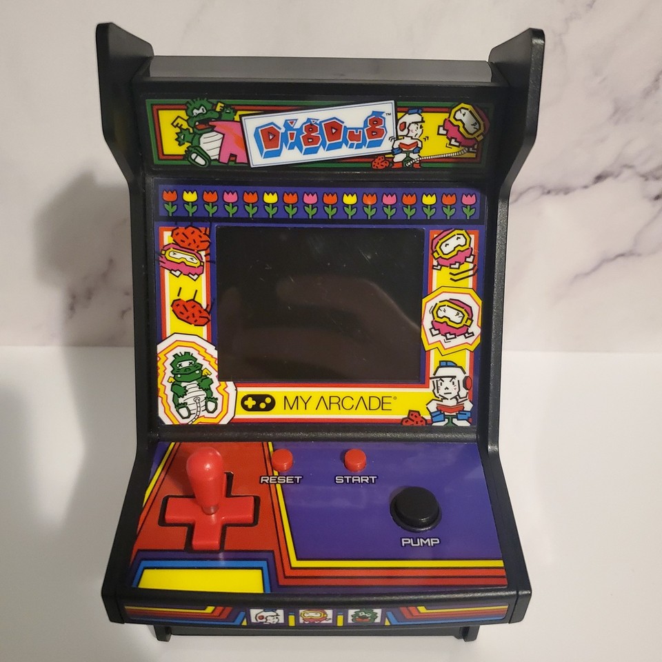 My Arcade Dig Dug Bandai Namco Mini Retro Arcade Machine Handheld Game ...