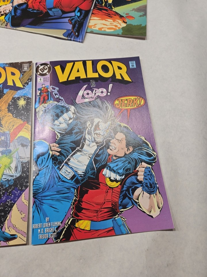 Valor #2 #3 #4 (DC Comics, 1993) In VF- Condition, Featuring Lobo T45 ...