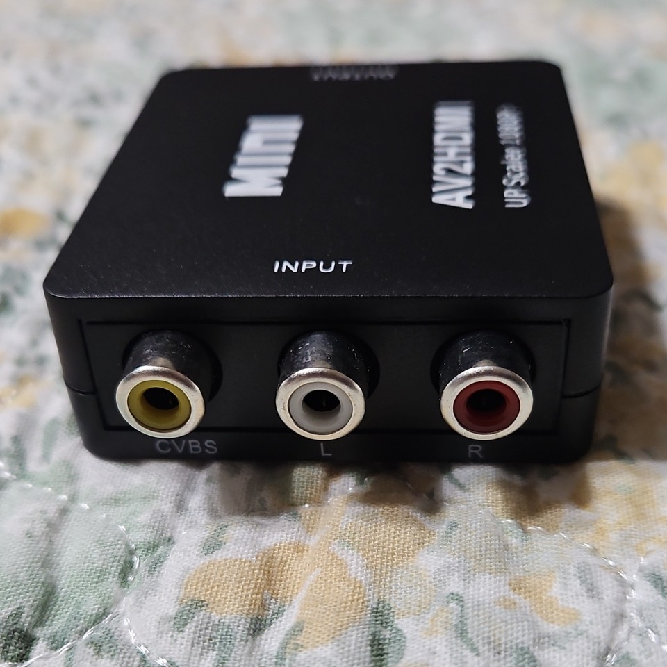 MINI AV2HDMI Powered 1080P RCA to HDMI Converter Adapter Up Scaler ...