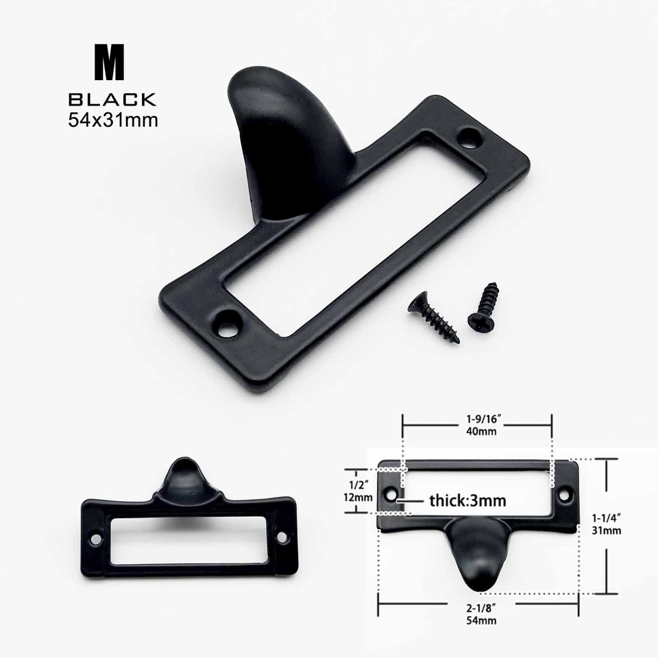 File Cabinet Drawer Label Pull Chest Cupboard Tag Name Card Frame ...