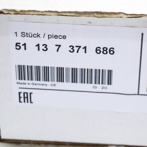 NEW BMW 1 F20 FRONT BUMPER RIGHT UPPER GRILLE 51137371686 7371686 2015 ...